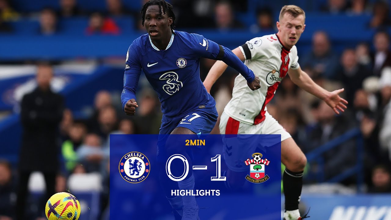 Highlights from Chelsea’s 1-0 defeat to Southampton in the Premier ...